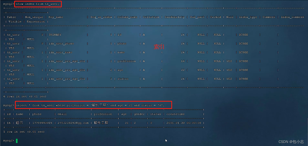 索引使用——最左前缀法则的讲解、范围查询右侧列索引失效索引 范围查询 Csdn Csdn博客