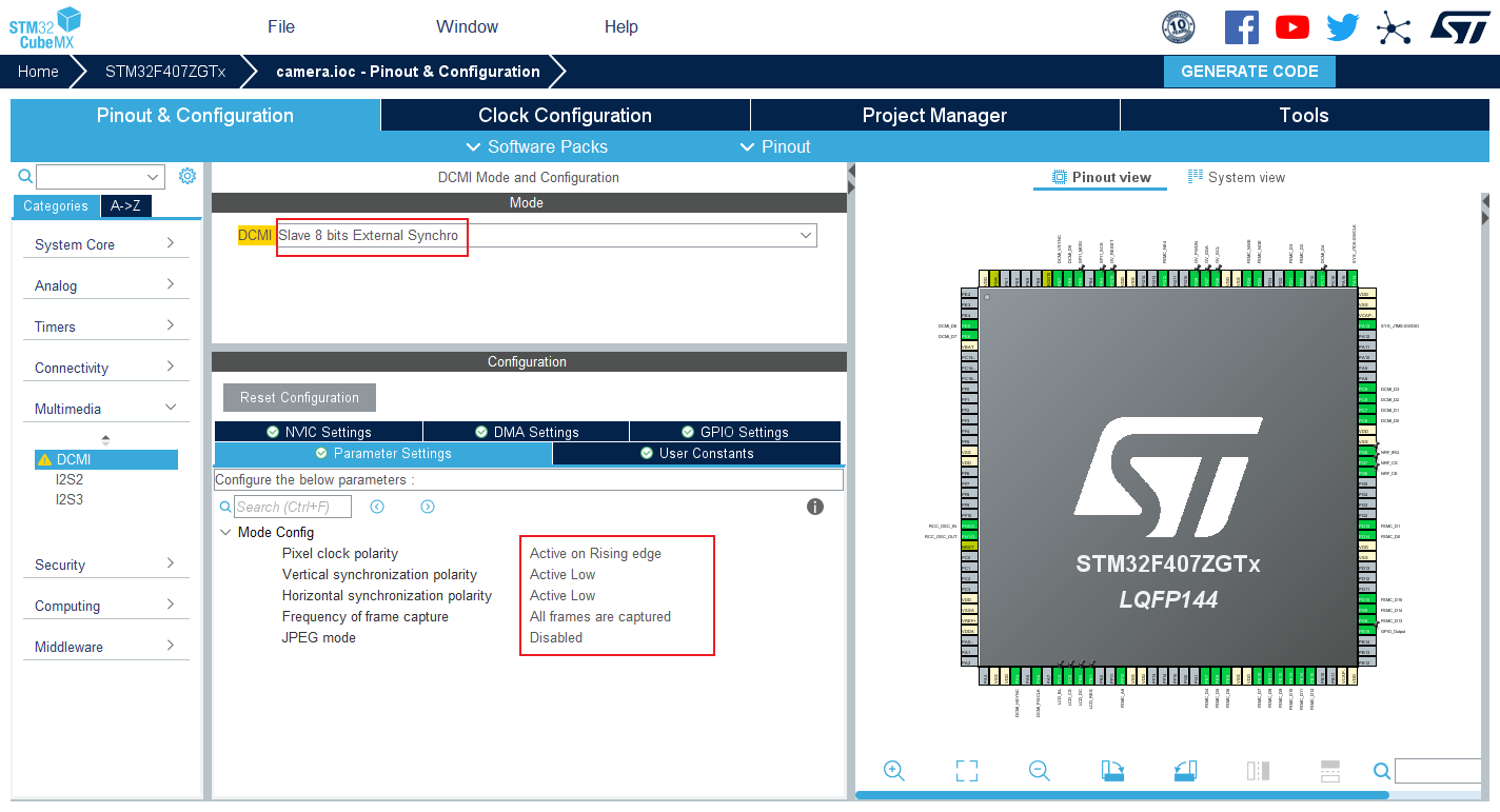 OV2640+stm32F407HAL库+st7735(128*160)_基于stm32hal库ov2640和stm32f407-CSDN博客