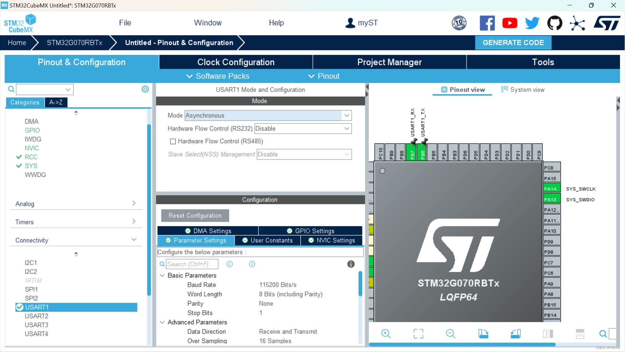 基于STM32G070RBT6模拟SPI的RC522驱动移植_stm32 rc522例程-CSDN博客