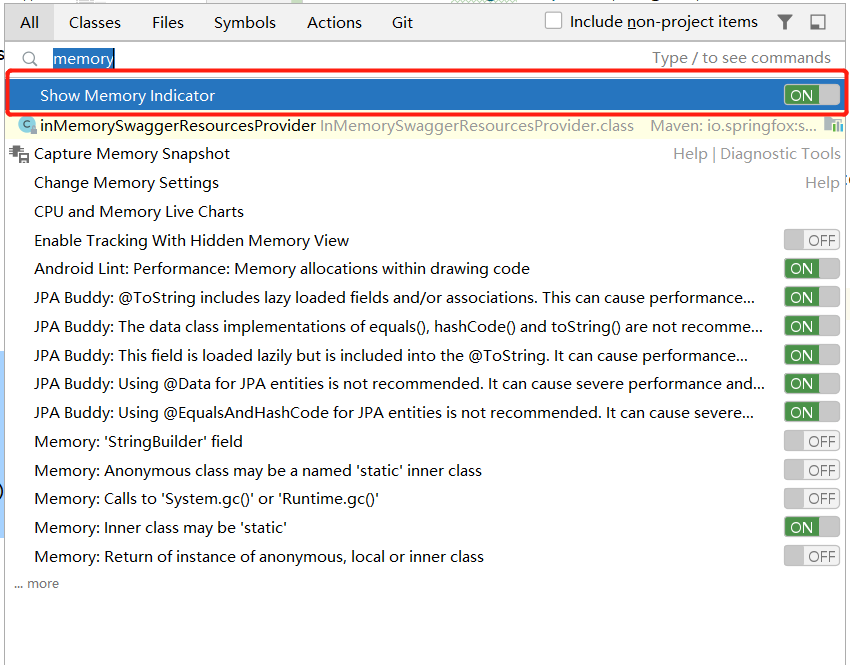 IDEA2021.2右下角显示使用内存情况_idea右下角显示内存-CSDN博客
