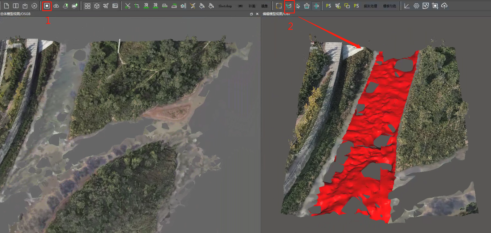 实景三维模型修补水面方法汇总及对比（DPmodeler、模方等）-CSDN博客