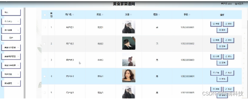 Django计算机毕业设计美食家菜谱网python源码程序lw远程部署纯清python毕设程序设计的博客 Csdn博客
