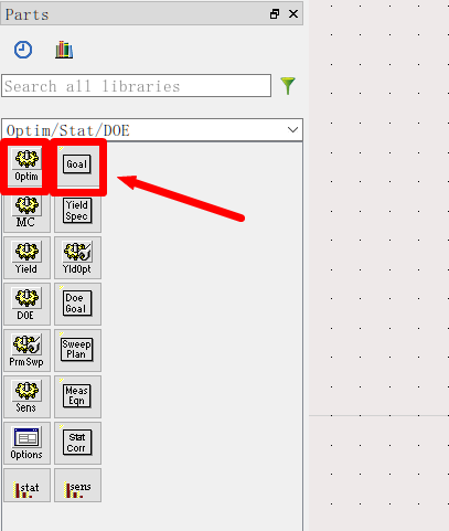 ADS（Advanced Design system）导入设计库（DesignKits）及使用优化设计（Optimization）对设计库中的 ...