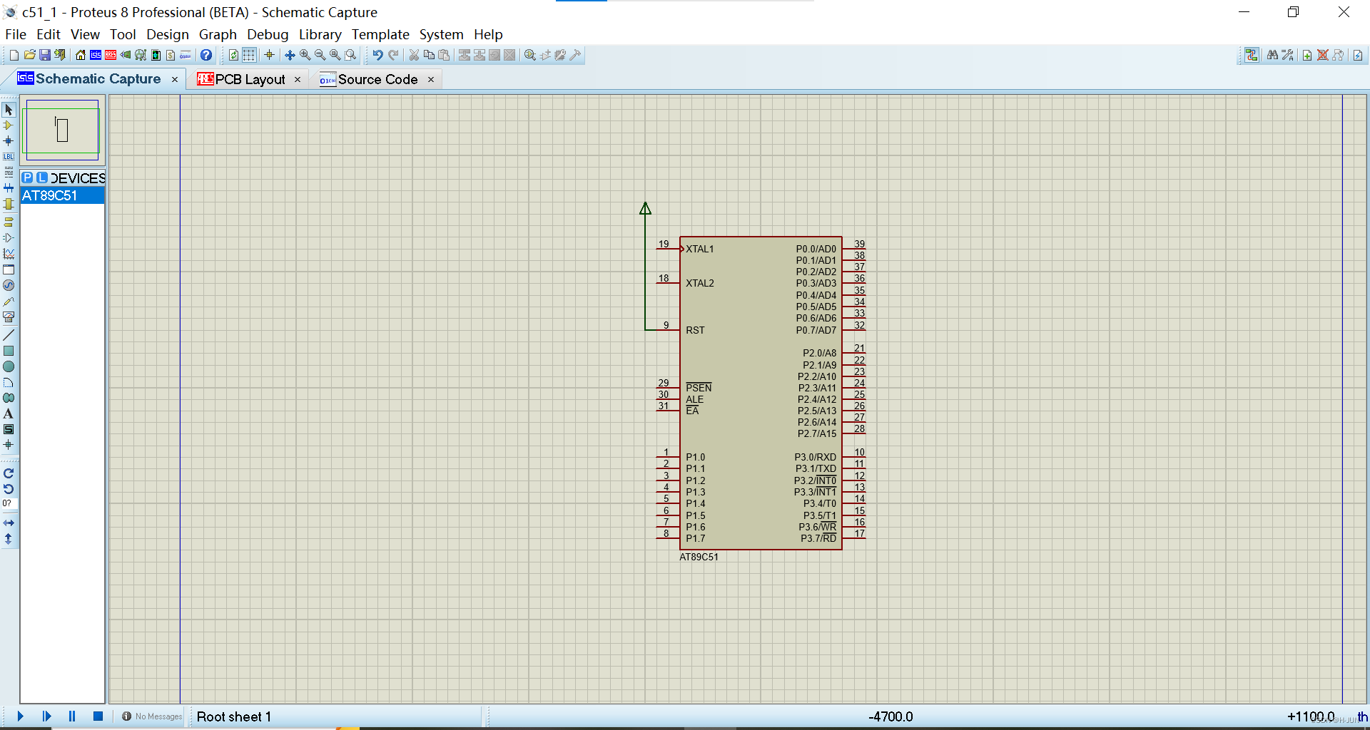 Proteus与Keil使用教程并仿真51程序——LED流水灯_keil proteus-CSDN博客