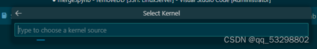 关于vscode连接服务器后运行ipynb文件select Kernel找不到vscode找不到kernel Csdn博客 6506