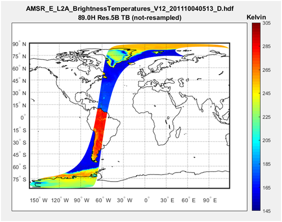 微波辐射数据读取与处理_jaxa amsr数据-CSDN博客