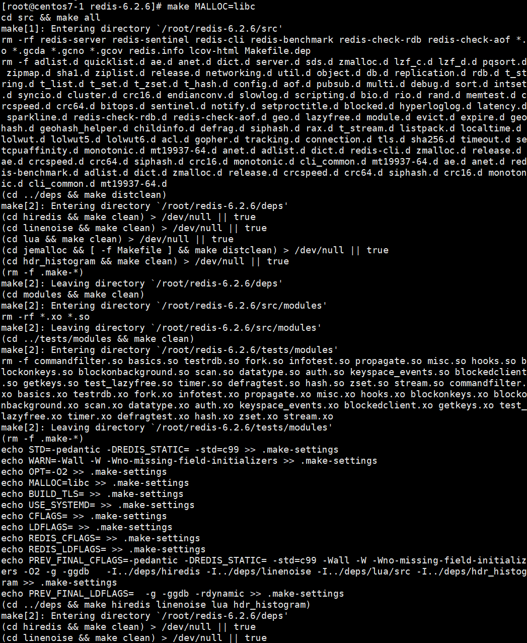 Redis安装报错:zmalloc.h:50:31: fatal error: jemalloc/jemalloc.h: No such file or directory_redis6 ...