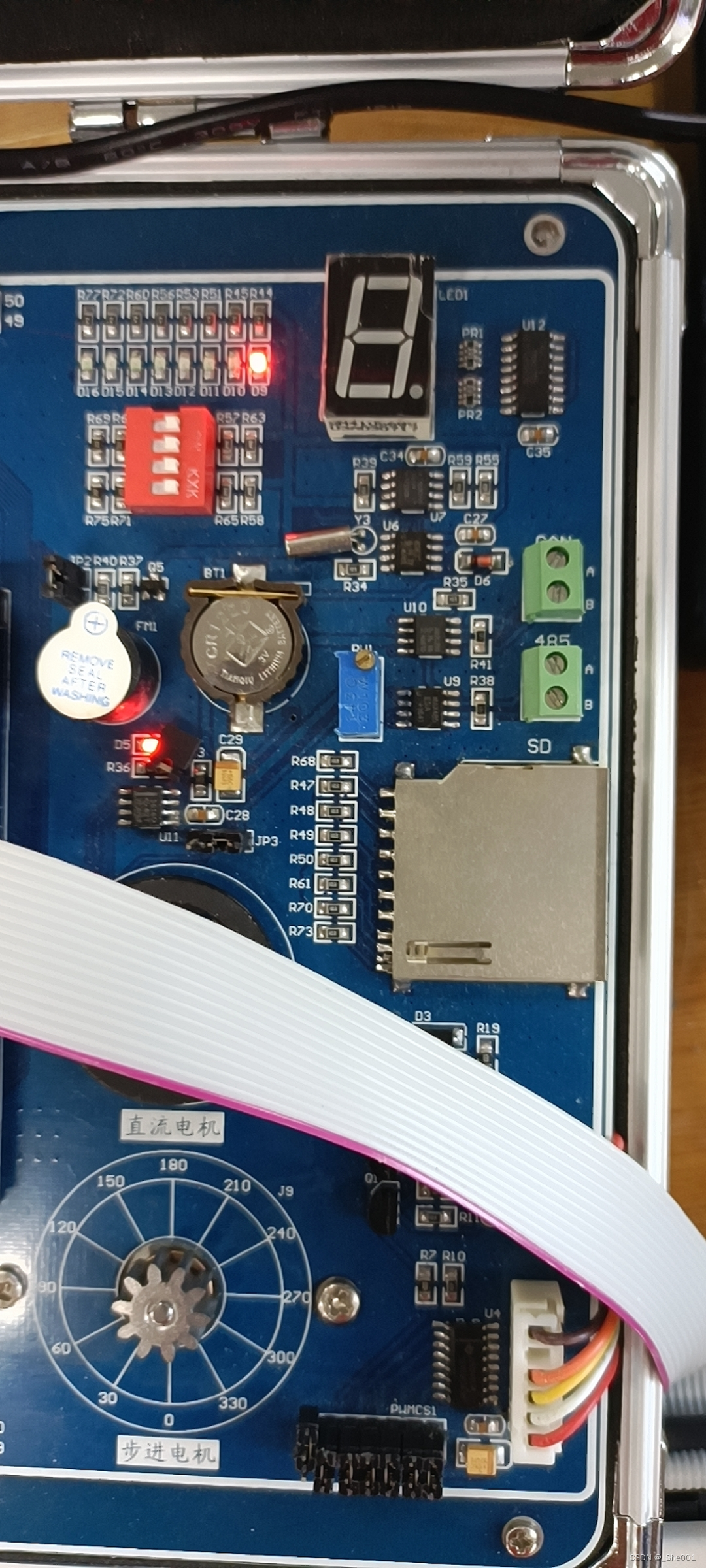 DSP CCS12.00 芯片：TMS320F28335 映射的区域的流水灯LED加上 定时器0 的时间控制_dsp用外部终端触发,定时器控制led闪烁,周期为500ms-CSDN博客