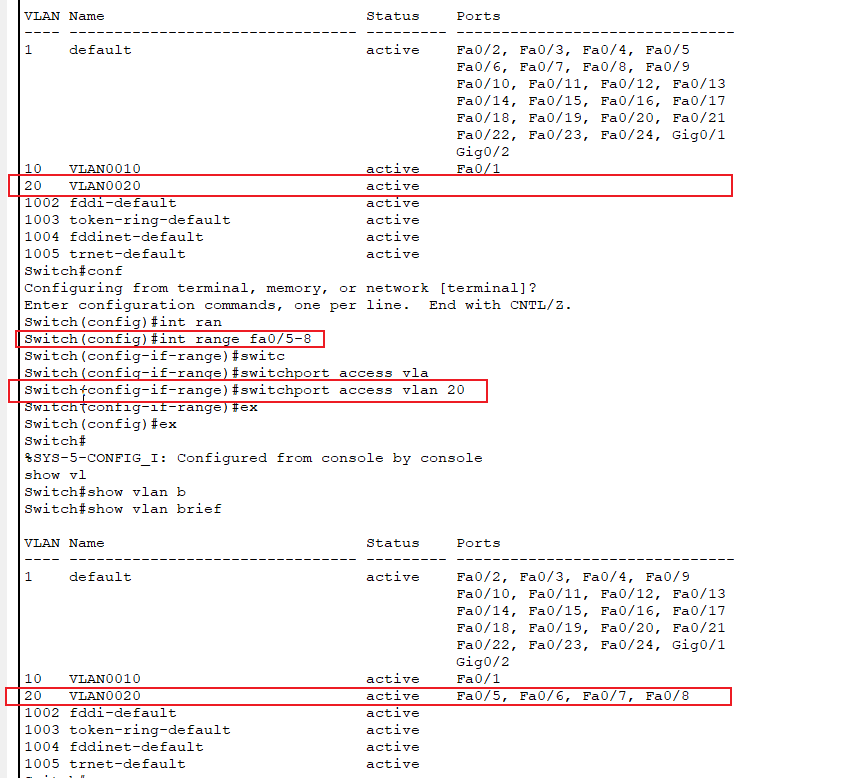 cisco_批量指定要操作的端口vlan&interface:interface range_interface range vlan-CSDN博客