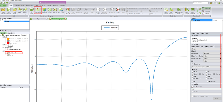 feko金属球远场RCS双站_feko rcs-CSDN博客