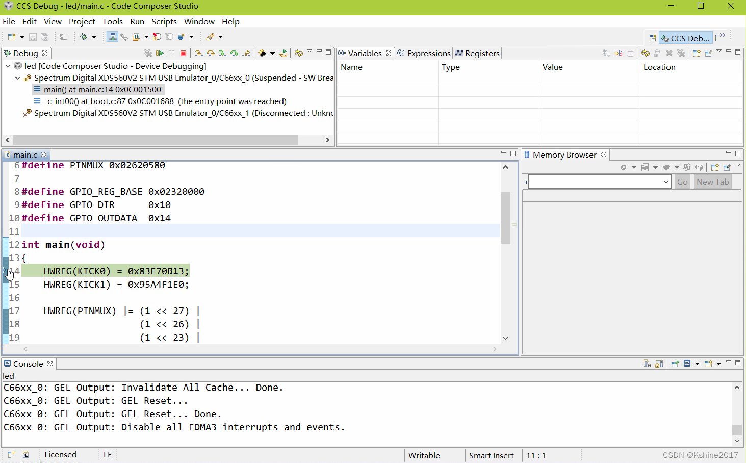 【DSP】【第二篇】了解C6678和创建工程_teranet 总线-CSDN博客
