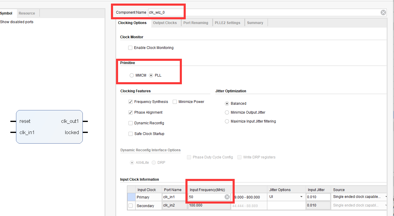 PLL (phase-locked loop) experiment under Vivado - Programmer Sought