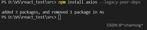React 项目 Npm包管理工具安装库失败解决办法react17 Npm失败 Csdn博客