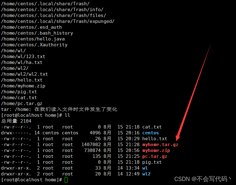 Linux,压缩与解压txtgz不会写代码丶的博客 Csdn博客