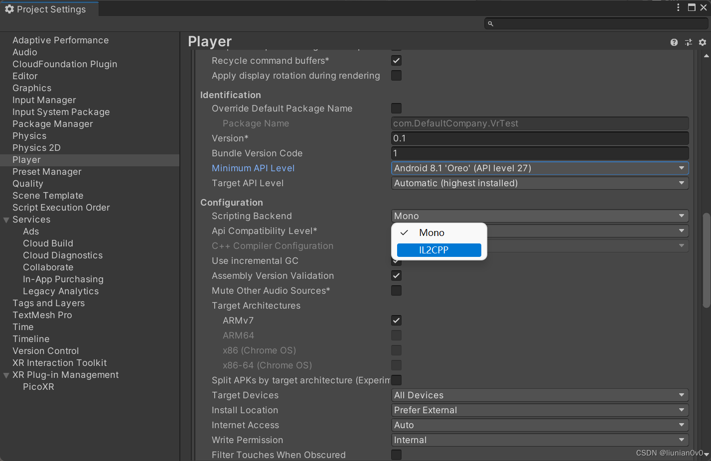 Pico neo3最新版SDK导入Unity详细教程（包含眼动）_unity picopro左右眼眼动数据_liunian0v0的博客-CSDN博客