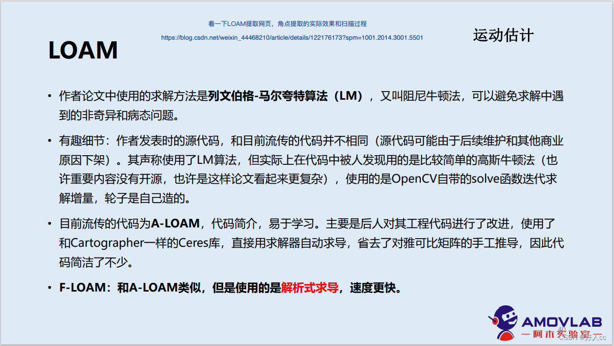 从LOAM到LIO-SAM_lioloam-CSDN博客