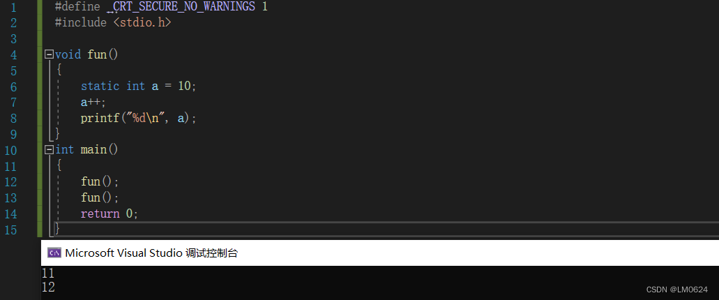局部变量和静态局部变量 Csdn博客