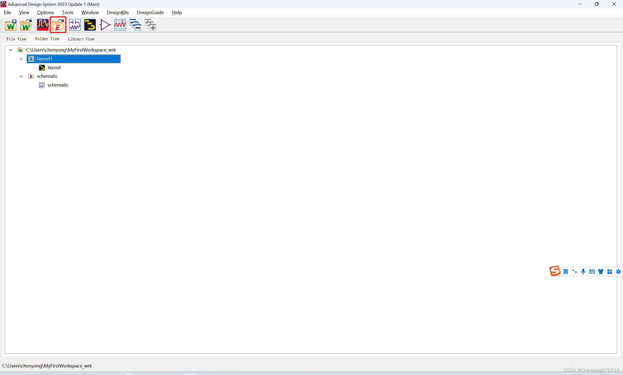 ADS2023:Tutorial-1_Workspace,Library and Cell-CSDN博客