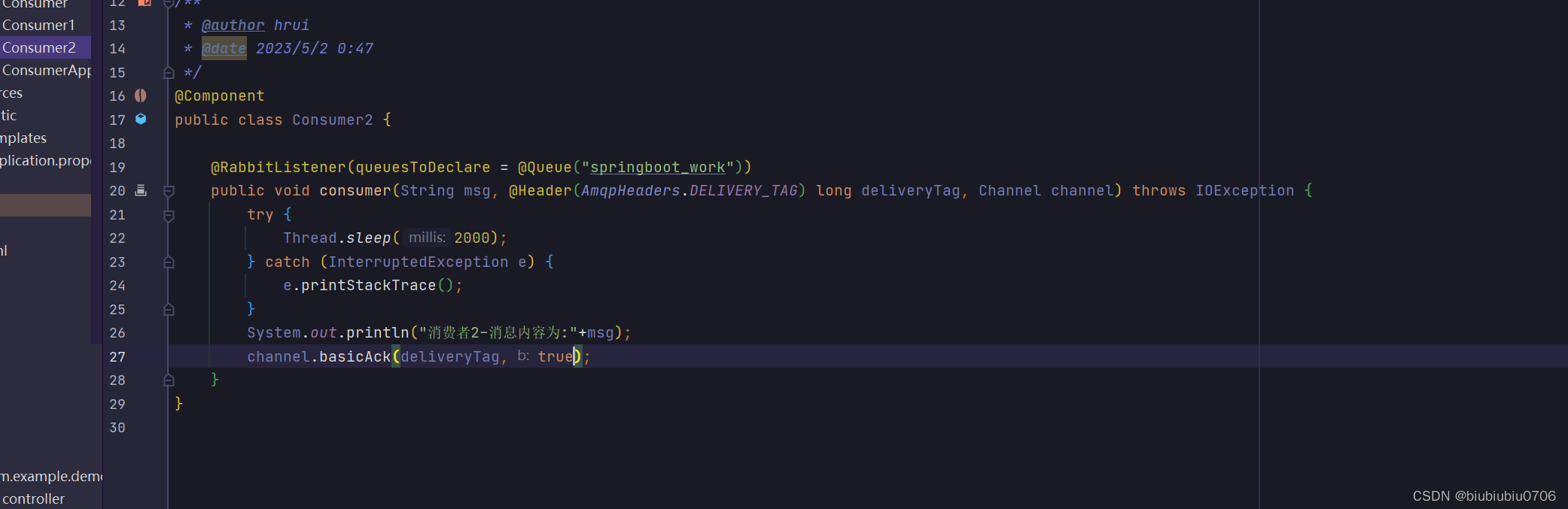 SpringBoot整合RabbitMQ_spring.rabbitmq.listener.simple.prefetch-CSDN博客