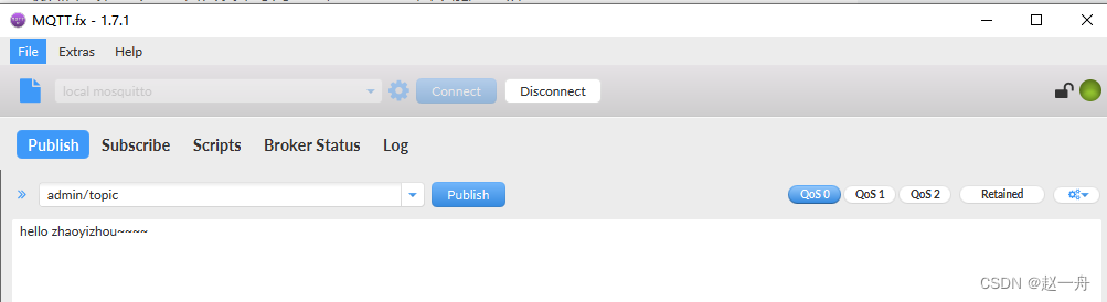 mosquitto服务器安装 mqtt.fx软件连接配置 mqtt网关设置_mqtt.fx 如何管理mosquitto-CSDN博客