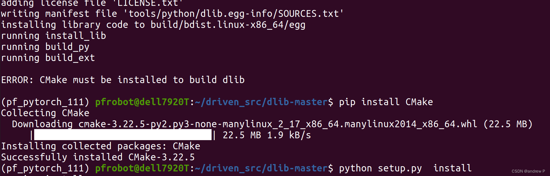 dlib库的手动安装_虚拟人物-CSDN专栏