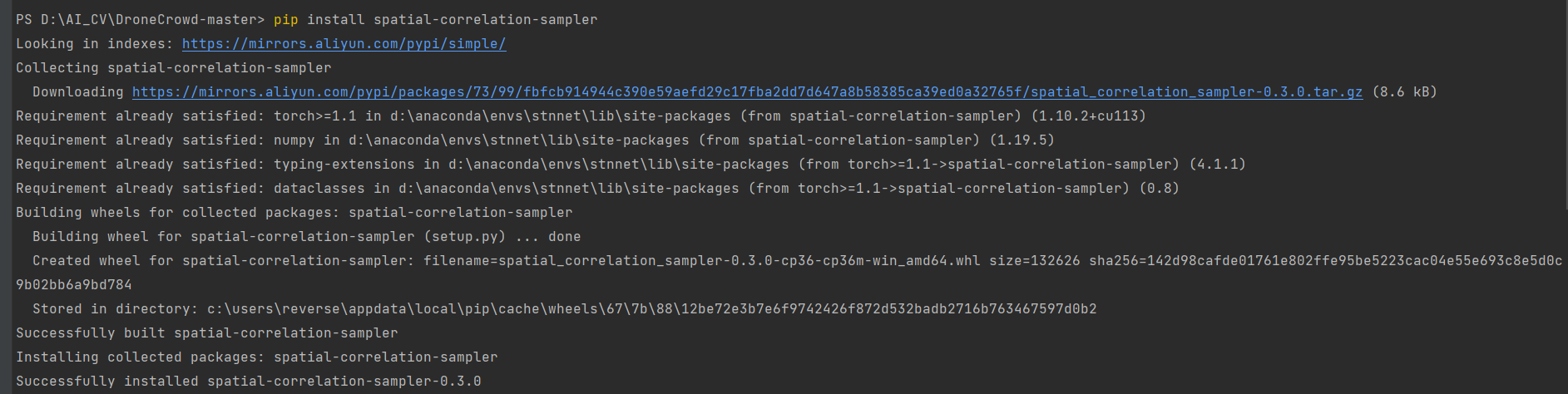 解决安装spatial-correlation-sampler-CSDN博客