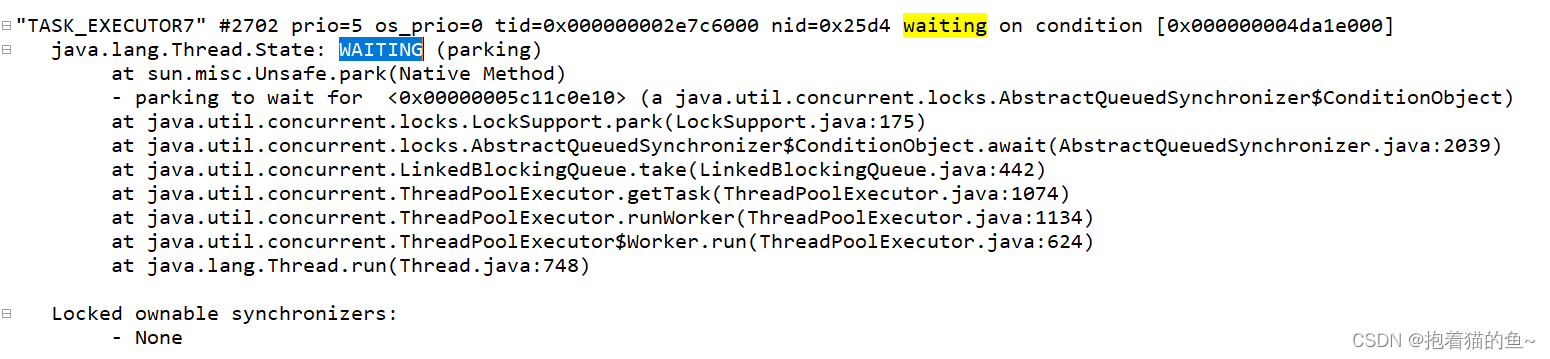 jps和jstack命令查看服务堆栈信息_jstack堆栈信息怎么看-CSDN博客