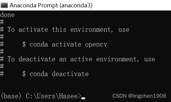 【Python-Anaconda】在anaconda中创建、激活虚拟环境；在anaconda中所创建的虚拟环境中安装OpenCv；如何在jupter notebook中使用所创建的虚拟环境 ...