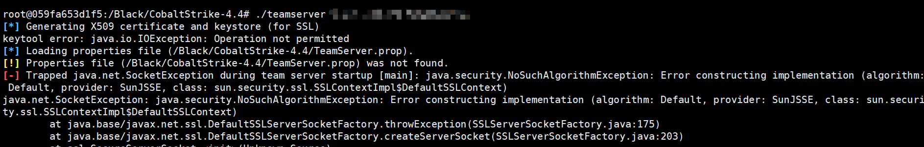 解决Cobalt strike服务端启动，报错keytool error_cobaltstrike服务端启动不了-CSDN博客