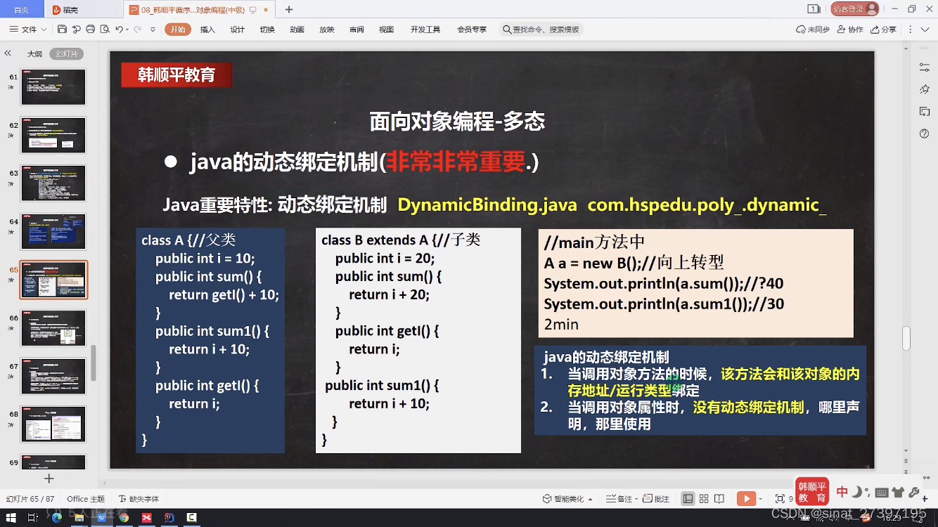 多态与动态绑定机制多态调用的动态绑定 Csdn博客 