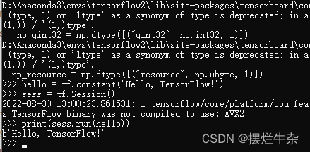 安装Tensorflow1.14（cpu）+Kera2.2.5指南_tensorflow1.14对应的python版本-CSDN博客