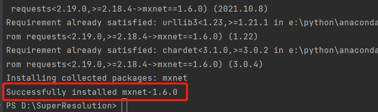 安装mxnet后出现OSError: [WinError 126] 找不到指定的模块。_mxnet找不到指定模块-CSDN博客