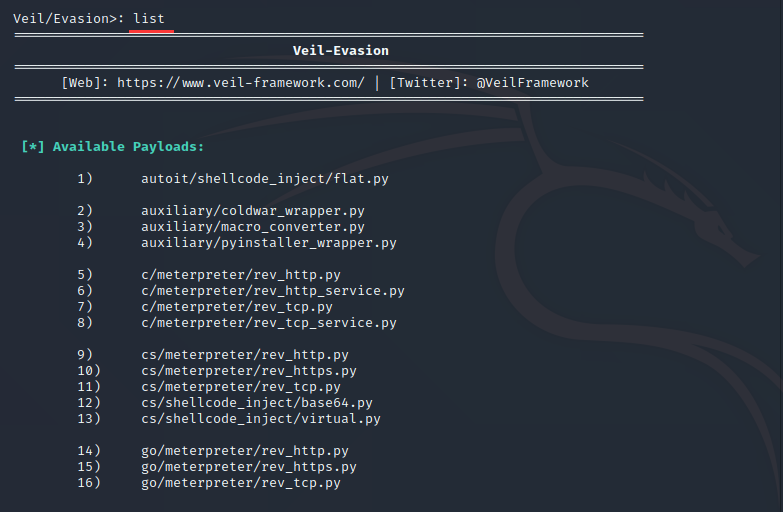 免杀Payload生成工具Veil的下载与使用_payload下载-CSDN博客
