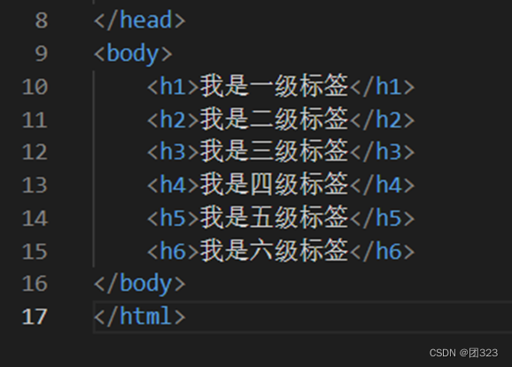 ＜h1＞-＜h6＞标题标签-CSDN博客