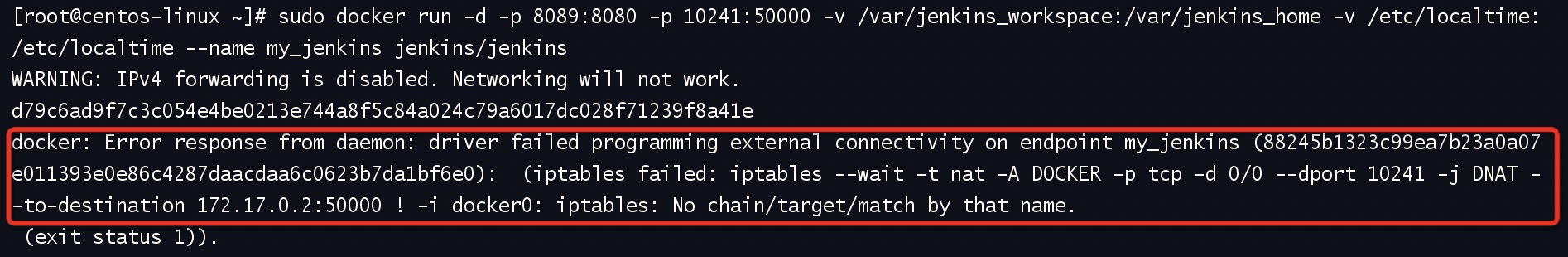 启动docker报错：iptables Failediptables Failed Iptables Wait 掘金 