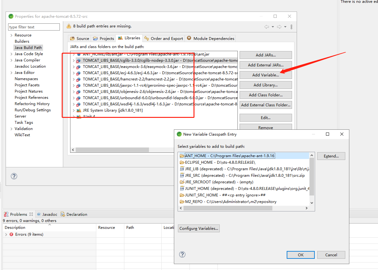 eclipse导入tomcat8.5源码_eclipse 怎么导入apache tomcat v8.5 包-CSDN博客