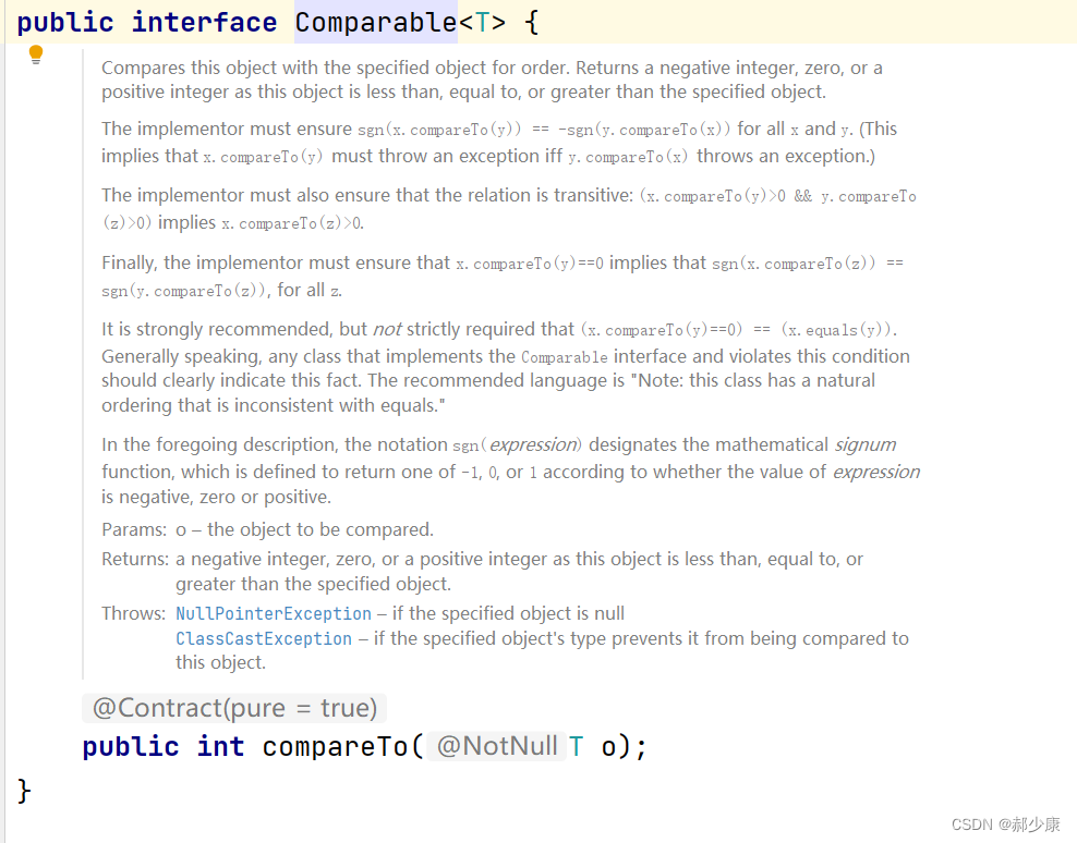Comparable,Comparator,Cloneable接口以及深浅拷贝_comparable接口底层-CSDN博客