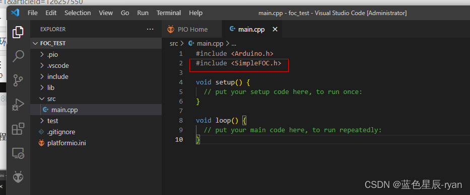 SimpleFOC vs code + PlatformIO环境搭建_platformio please wait-CSDN博客