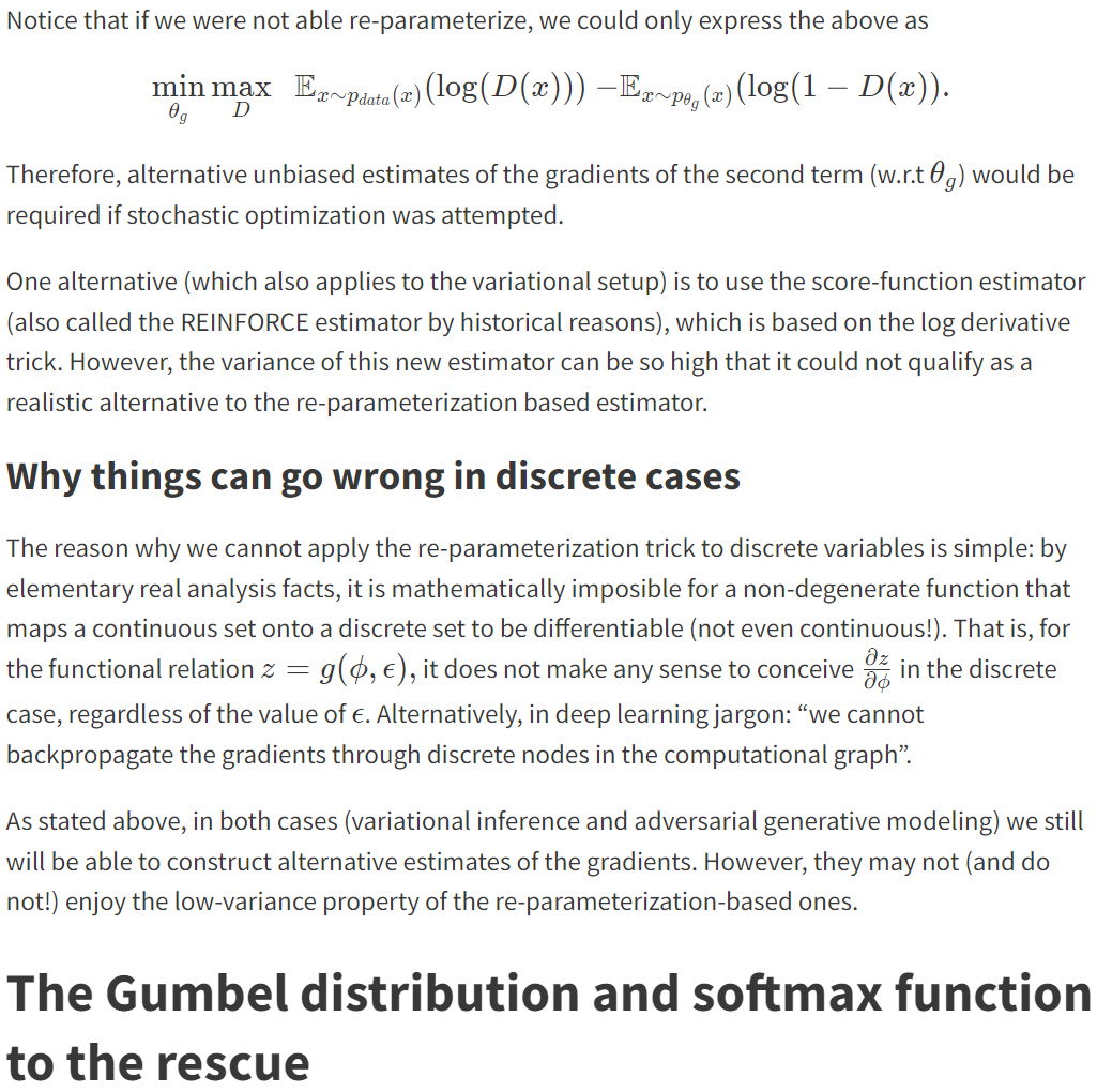 【ML】Gumbel Softmax Trick_Esperanto.的博客-CSDN博客