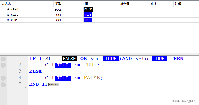 PLC中ST编程的起保停_st语言起保停-CSDN博客