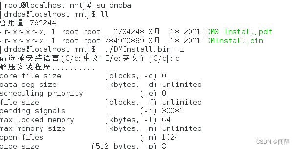 DM8数据库linux系统单机安装流程_linux离线安装dm8-CSDN博客
