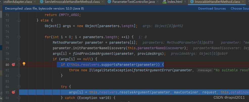 SpringBoot2-9 Web4 源码分析 1）从DispatcherServlet2）确定适配器到 3）使用适配器找到目标方法 4）27个参数解析器5）15种返回值处理器 ...