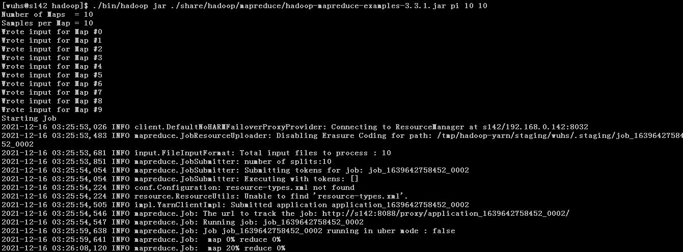 Hadoop之hadoop-mapreduce-examples测试执行及报错处理-CSDN博客