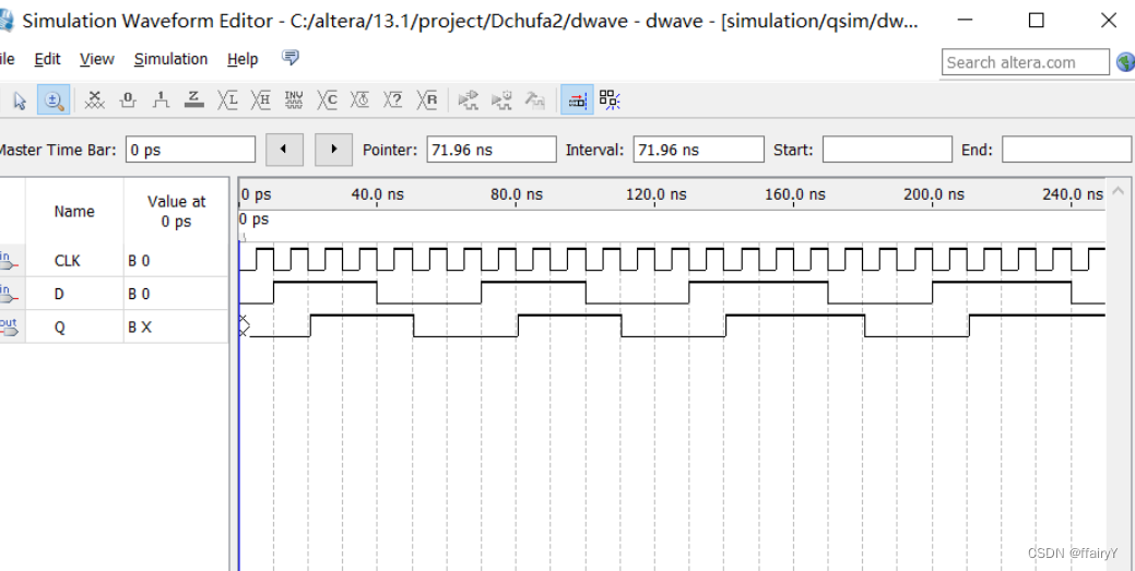 Quartus中D触发器入门_quartus dff-CSDN博客