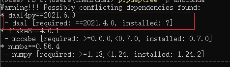 已解决！pip安装daal库时报错：ERROR: Cannot uninstall ‘TBB‘. It is a distutils installed project and......其它 ...