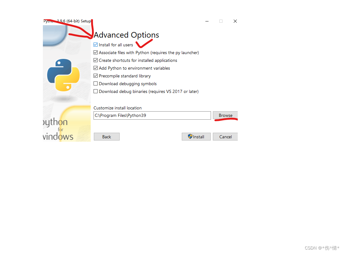 安装python_python自定义安装要勾选什么-CSDN博客
