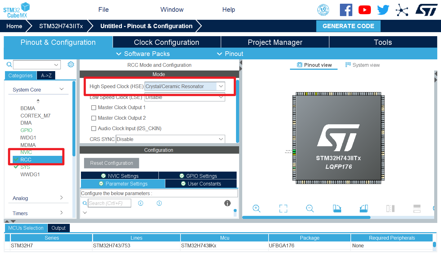 STM32H7时钟树RCC分析--- CubeMx配置(三)_stm32h743 时钟 设置-CSDN博客