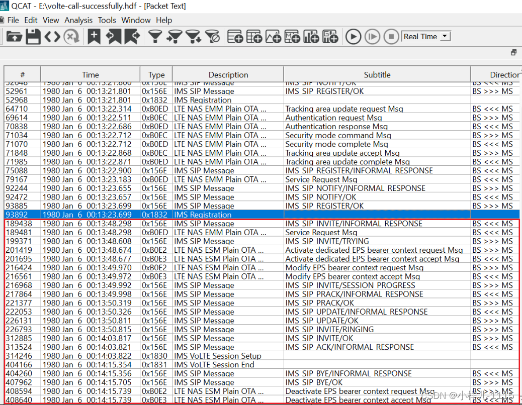VoLTE call对应QXDM分析_qxdm 过滤 volte-CSDN博客