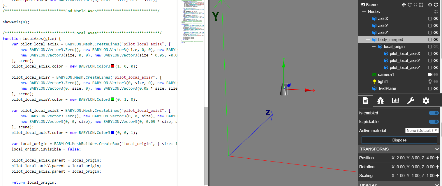 Babylonjs 基础教程与填坑④sandbox+inspector面板中的Mesh类_babylonjs mesh旋转-CSDN博客