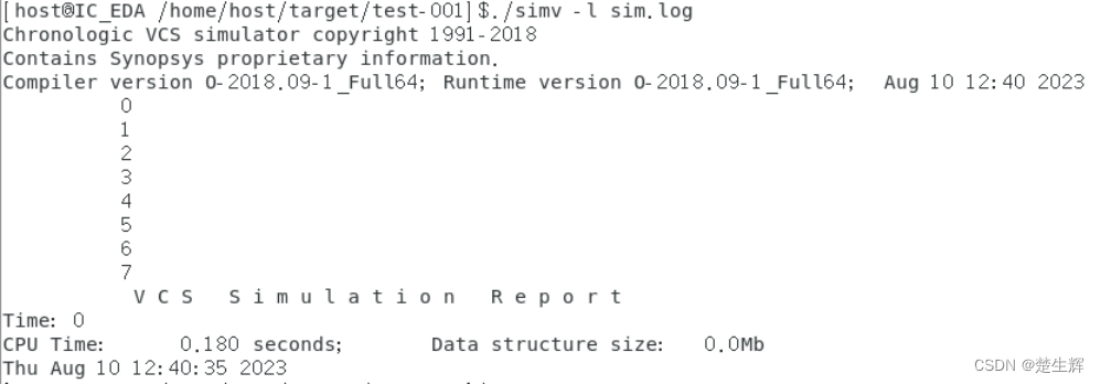 SV Code Example On VCS-CSDN博客